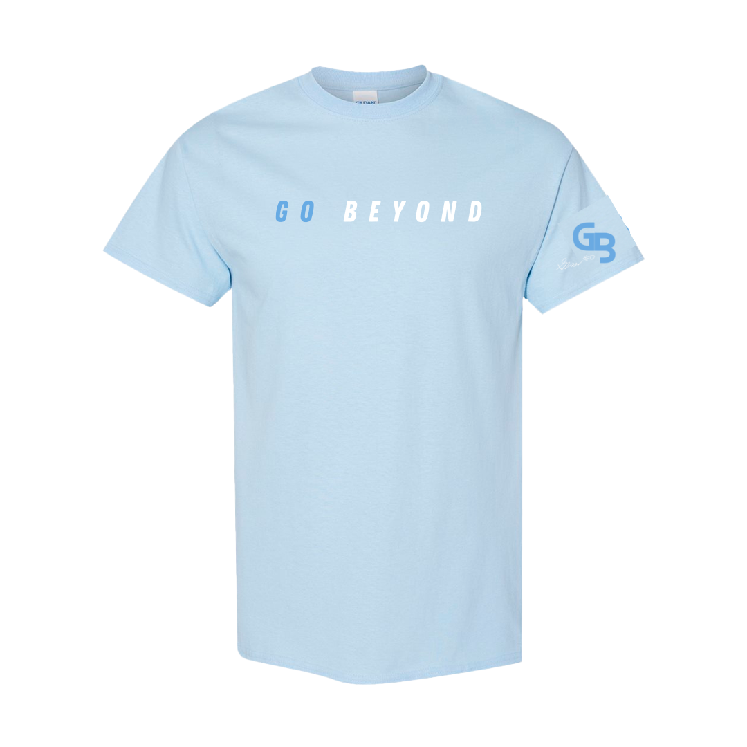 Limited Edition GB GO BEYOND Light Blue T-Shirt – GBGoBeyond